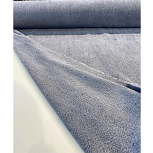 Affordable Home Fabrics Calvin Linen Denim Blue Italian Upholstery Fabric by The Yard