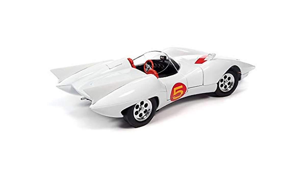 Speed Racer Mach 5 Diecast Model Car with Figures