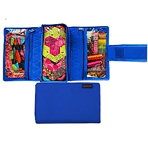 Craft Folding Kit - Portable Soft Storage - Crafts, Sewing, & Quilting Organizer Royal Blue