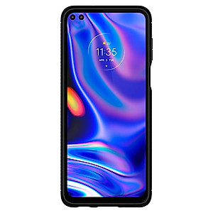Spigen Rugged Armor Designed for Motorola One 5G Case (2020) - Matte Black