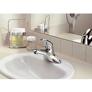 Moen M-Dura Commercial Chrome Centerset Lavatory Faucet, 8413