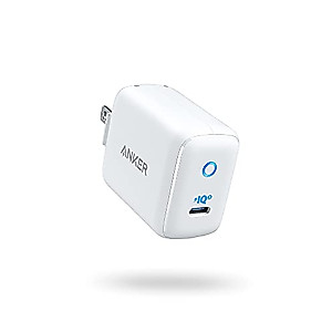 USB C Charger, Anker 30W PIQ 3.0 USB-C Fast Charger Adapter, PowerPort III Mini Compact Charger for iPad/iPad Mini, for iPhone 14/14 Plus/14 Pro/14 Pro Max/13, Pixel, Galaxy, and More