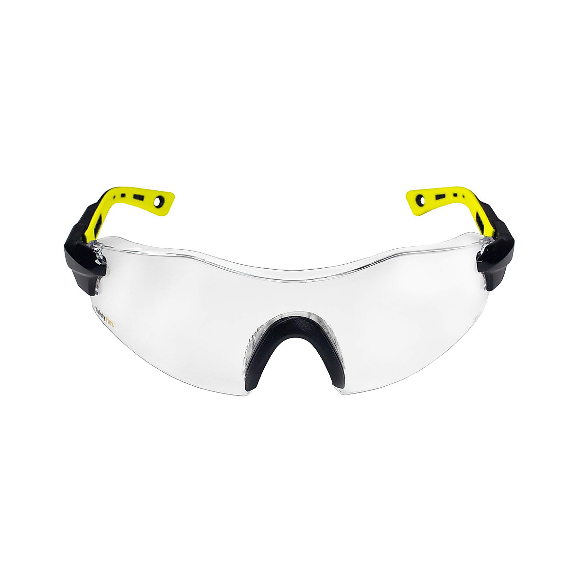 SafetyPlus Anti-Fog Safety Glasses (Clear Lens) SPG801CL-AF, ANSI Z87.1, Scratch Resistant, Wrap Around Lens, Adjustable Temple & Hinges, UV Protection, Case & Strap Included