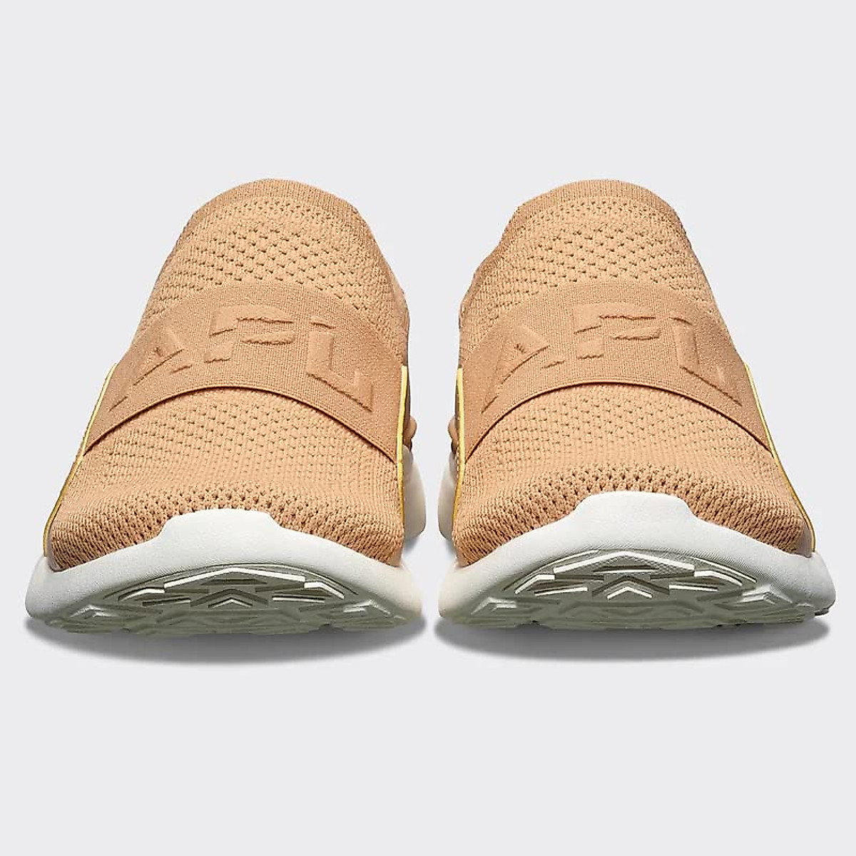 APL: Athletic Propulsion Labs Women's Techloom Bliss Sneakers, Tan/Ivory, 8.5