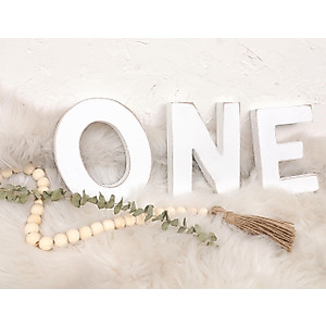 Wooden One Letter Sign for 1st Birthday - Wooden One table centerpieces, 1st Birthday Decorations, One standing Letters for 1st Birthday, First Birthday Photo Shoot Prop
