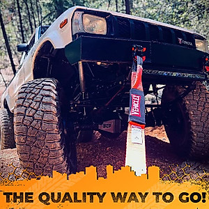 Vehiclex Off-Road Tow Recovery Kit 3" x 30' - 35000 lbs - Off Road Snatch Strap, High Visibility Industrial Grade Webbing, Protective Sleeves - 2 Heavy Duty D-Ring Shackles - Storage Bag