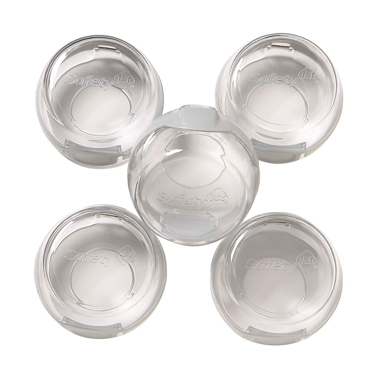 Child Proof Clear View Stove Knob Covers (Set of 5) - 2 Pack