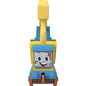 Fisher-Price Thomas & Friends Dino Fix ‘em Up Friends, Carly the Crane and Sandy push-along toy train for preschool kids ages 3 years and older