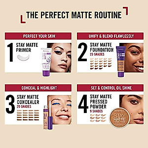 Rimmel Stay Matte Concealer, Honey, 0.23 Fluid Ounce (Pack of 2)