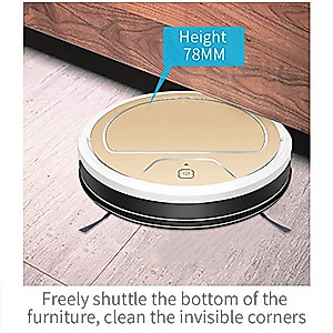 Lazy Sweeping Cleaner Machine - 2000Pa Strong Suction, Quiet, Self-Charging Robotic Vacuum Cleaner, Intelligent Navigation App Control, Suction Sweep Dry and Wet