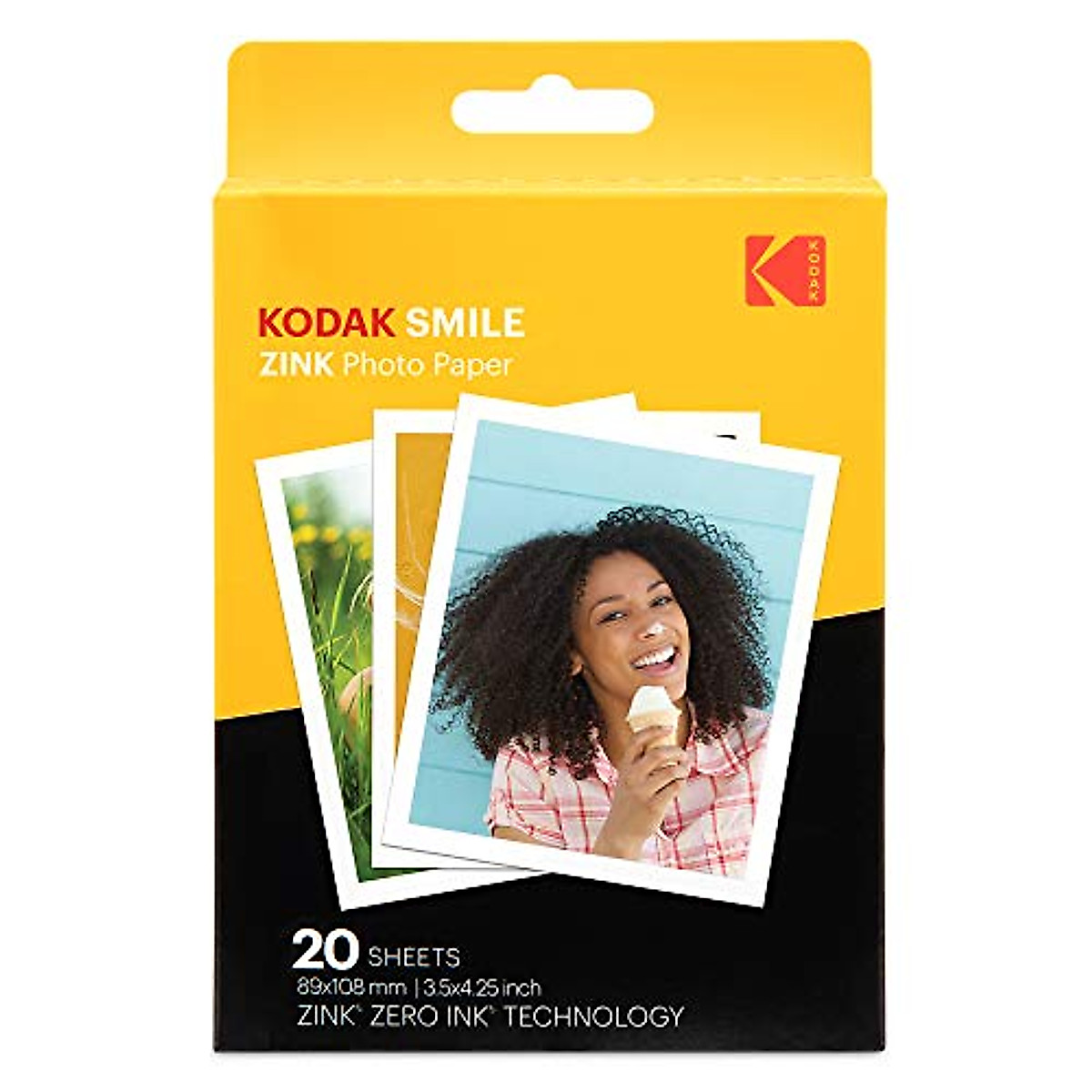 KODAK Smile Classic Digital Instant Camera with Bluetooth (Blue) Starter Kit