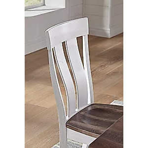 Carol's Inspirations 7 Piece Solid Maple Wood Dining Room Set | Full Kitchen Table Set with Table and 6 Chairs | 38” x 64” Rustic Rectangle Table with Eased Edge and Distressing | Handmade in USA