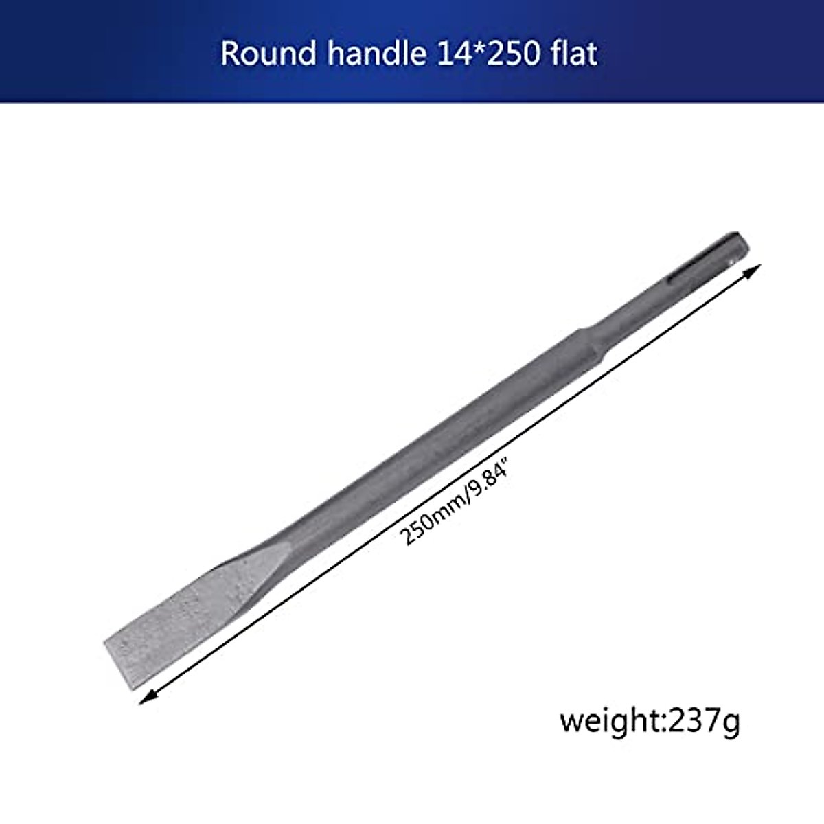 ✪ 3x SDS Plus Chisel Set Round Handle Point Chisel Flat Chisel Wide Chisel Tools