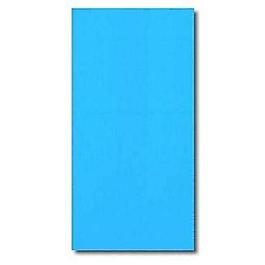 18 Foot Round Overlap Above Ground Pool Liner - Solid Blue - 20-Gauge