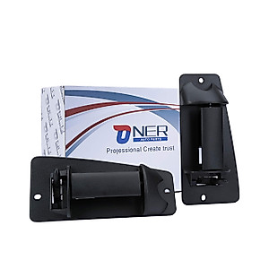ONER Exterior Rear Left Driver and Right Passgenger Side Extended Cab Door Handle,Fit for 1999-2007 Chevy Silverado GMC Sierra 1500 2500 3500, Replaces# 15758171, 15758172