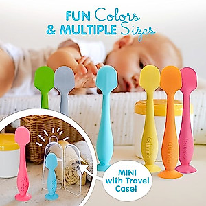 Bumco Diaper Cream Spatula (2-Pack) - BPA-Free Diaper Bag Essentials, Soft & Flexible Butt Spatula Baby, Mom-Invented Butt Paste Spatula, Diaper Cream Applicator, Bumco Baby Bum Brush, Diaper Spatula