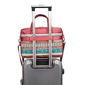 Kinmac Laptop Messenger Shoulder Case Bag Computer Briefcase For MacBook Air/Pro 13 inch,iPad Pro 12 inch,MacBook Pro 14 inch and 13 inch - 14 inch Laptop (Bohemian)