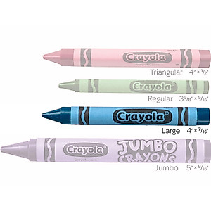 Crayola Large Crayons, Red, Art Tools for Kids, 12 Count, 4" x 7/16"