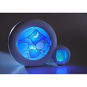 Pabobo Sveglia educativa Giorno-Notte 5 in 1 con Display per Bambini Moon 0-3 anni - Moon