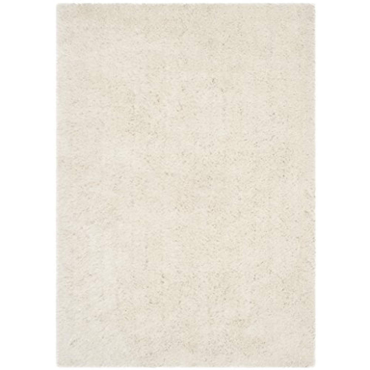SAFAVIEH Venice Shag Collection 5' x 8' Pearl SG256P Handmade Glam 3-inch Extra Thick Area Rug