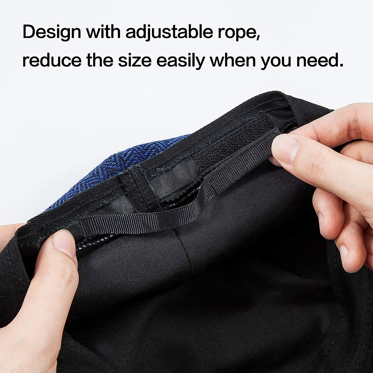 LADYBRO Flat Hat Caps for Men - Black Cabbie Hat Large XL Newsboy Hats Men Ivy Cap