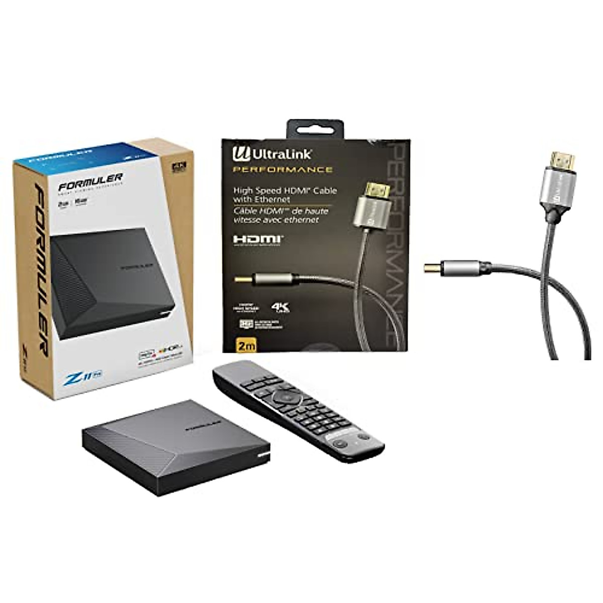 Formuler Z11 Pro 4K Android 11 Dual Band 5G Gigabit LAN 2GB Ram 16GB Storage with Premium IR1 Remote Control | Bonus 4K High Speed HDMI Cable