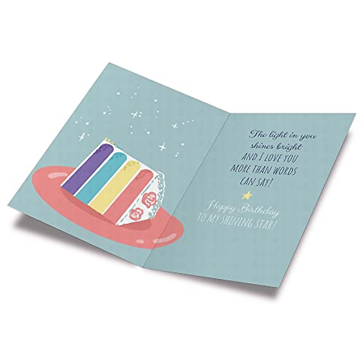 Birthday Card For Granddaughter | Made in America | Eco-Friendly | Thick Card Stock with Premium Envelope 5in x 7.75in | Packaged in Protective Mailer | Prime Greetings