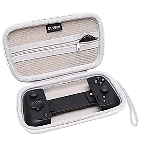 LTGEM EVA Hard Case for Razer Kishi V2 Mobile Gaming Controller - Travel Protective Carrying Storage Bag (White)