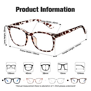 AZorb 2Pack Blue Light Blocking Glasses for Kids TR90 Unbreakable Computer Screen Glasses for Boys & Girls - 2 Pack(Transparent Pink+ Leopard)