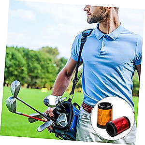 INOOMP 8 Pcs Golf Club Cover Outdoor Accessories Accessories Outdoor Sleeve Protectors Golfing Clubs Parts Golfs Bumper Rolling Cart Accessories Protection Golfs Ferrules Replace