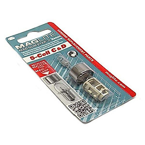 Maglite Replacement Lamp for 5-Cell C & D Flashlight, 1 pk