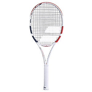 Babolat Pure Strike 18/20 Tennis Racquet Racquet - Strung with 16g White Babolat Syn Gut at Mid-Range Tension (4 3/8" Grip)