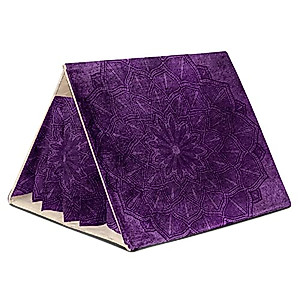 RATGDN Small Pet Hideout Purple Mandala Flowers Hamster House Guinea Pig Playhouse for Dwarf Rabbits Hedgehogs Chinchillas