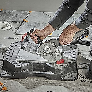 Dremel US20V-01 Compact Circular Saw Tool Kit with (1) 20V Battery, (3) Cutting Wheels & Storage Bag - 15,000 RPM - Ideal for Flush Cutting, Plunge Cutting and Surface Preparation