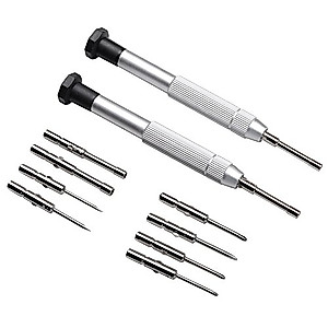 ETopLike® Screwdrivers Kit Repair Tool for Eyeglass/Glasses/Watch/Cellphone/Clock (12PCS, Travel Pocket)