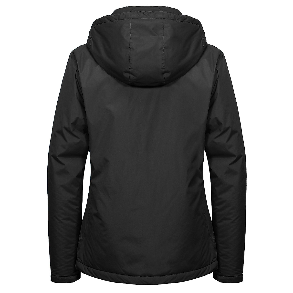 Little Donkey Andy Women's Ski Snowboarding Jacket Waterproof Warm Winter Windproof Mountain Snow Rain Coat Black M