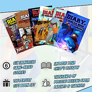 Robloxia Kid Diary of a Roblox Noob (Part 2): 6 Video Game Adventure Stories - Independent & Unofficial Roblox Series for Boys & Girls