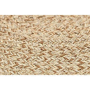 WOVEN ST. Performance Braided Round Area Rug | Carpets Suitable for Living Room, Bedroom, Dining Room, Home Décor | Luxurious Handcrafted Traditional Rugs | PET-Yarn | 8’ Round | Modern Rugs