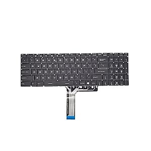 Replacement Keyboard for MSI GE75 Raider, GS75 Stealth, GL75 GL65 GP65 GP75 Leopard Series Game Laptop with Per-Key RGB Backlit Keyboard US Layout
