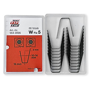 Rema Tip Top 20 W-5 Tire Regroover Angle Edge Blades, 10-14mm Wide, up to 16mm deep, W Fix 5