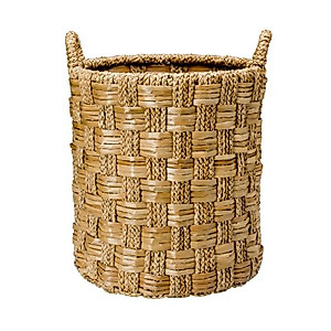 KOUBOO 1060040 Round Braided Sea Grass Storage Basket, Brown