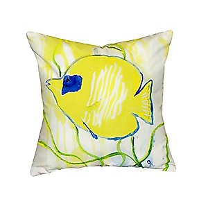 Betsy Drake NC673 Throw Pillow, 18 inches x 18 inches, Multi