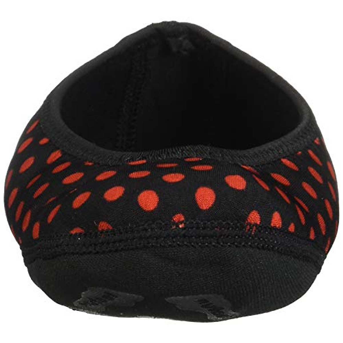 Nufoot Ballet Flats Women's Shoes Foldable & Flexible Flats Slipper Socks Travel Slippers & Exercise Shoes Dance Shoes Yoga Socks House Shoes Indoor Slippers Black with Red Polka Dots Small