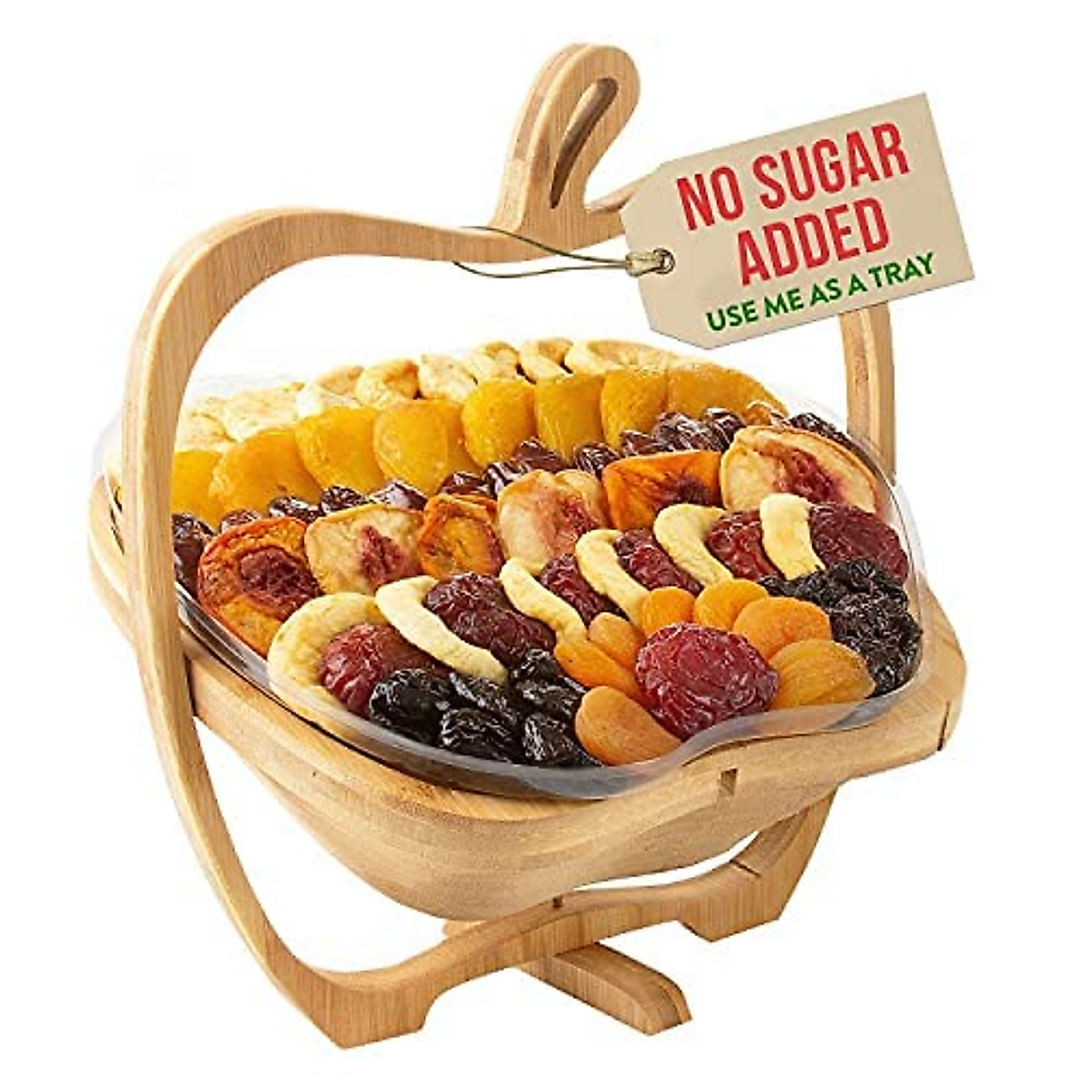 Dried Fruit Gift Basket - Healthy Huge Assortment of Dried Fruit - Gourmet Holiday Gift - Great for Birthday, Anniversary, Sympathy, Corporate Tray, Mom, Dad - Oh! Nuts