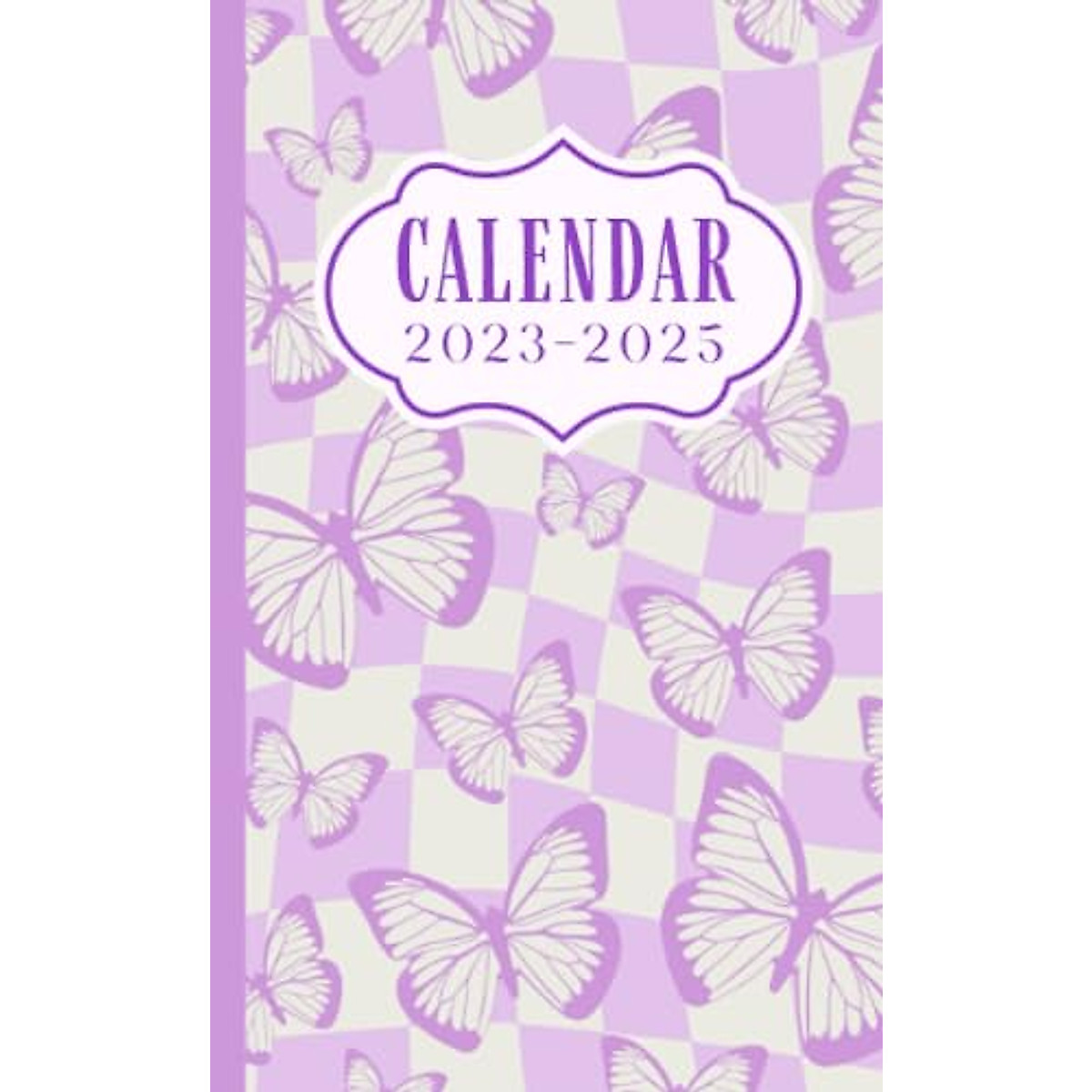 Y2K Butterfly Aesthetic Pocket Calendar 2023-2025 for Purse: Small Size Monthly Pocket Planner for Purse - From September 2023 to December 2025 - ... - Important Dates / Password Keeper / Notes