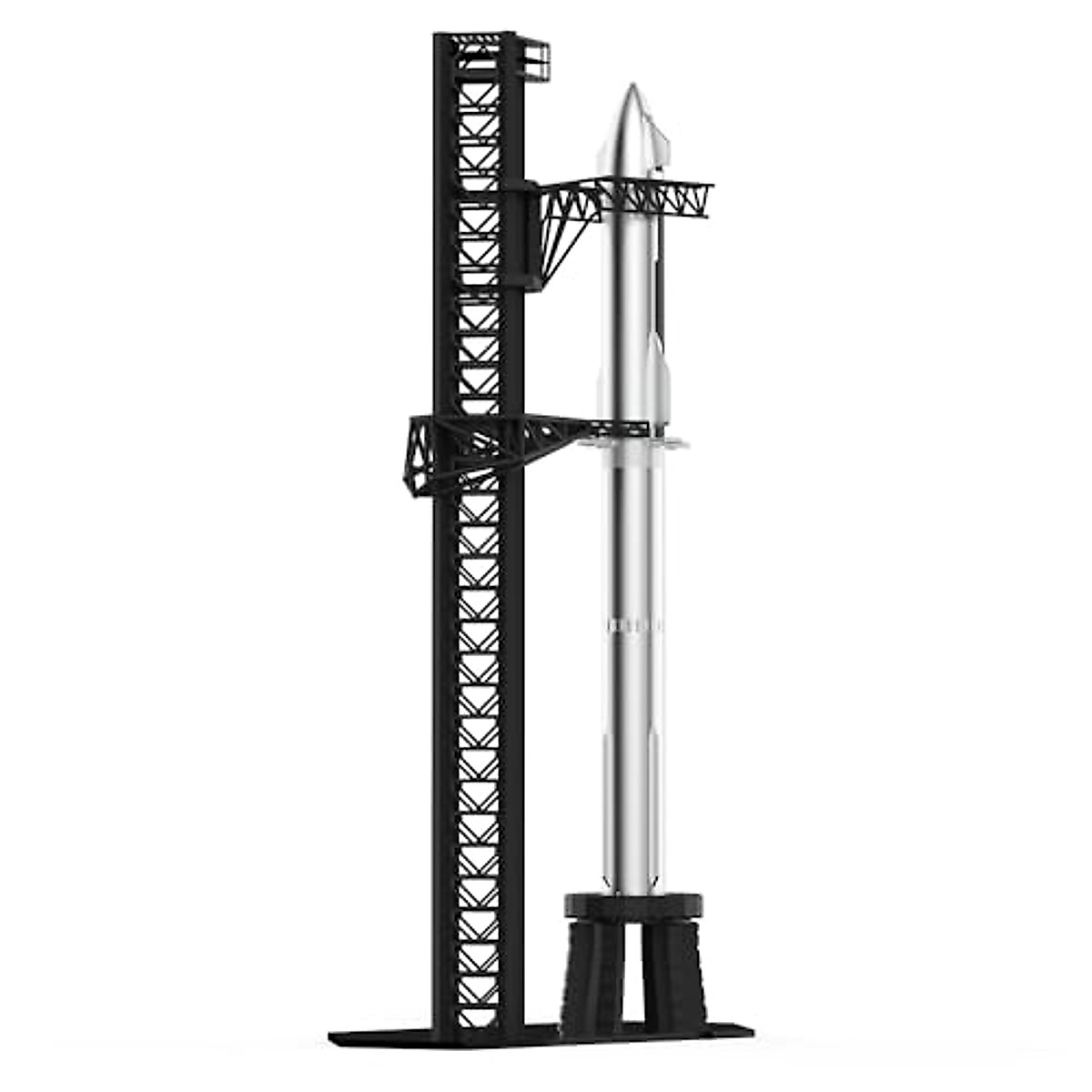 SpaceX Starship Rocket Model Set NASA Gifts - Dragon Spacecraft Heavy Falcon 9 Booster Launcher with Metallic Texture - Desktop Ornament, Aerospace Collectible Gift for Kids Adults Space Lover