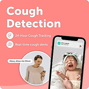 Cubo Ai Plus Smart Baby Monitor and 3-Stand Set | HD Night Vision Camera with A.I. Baby Safety Alerts, Sleep Analytics and Two-Way Audio | iOS, Android and Smart Home Compatible