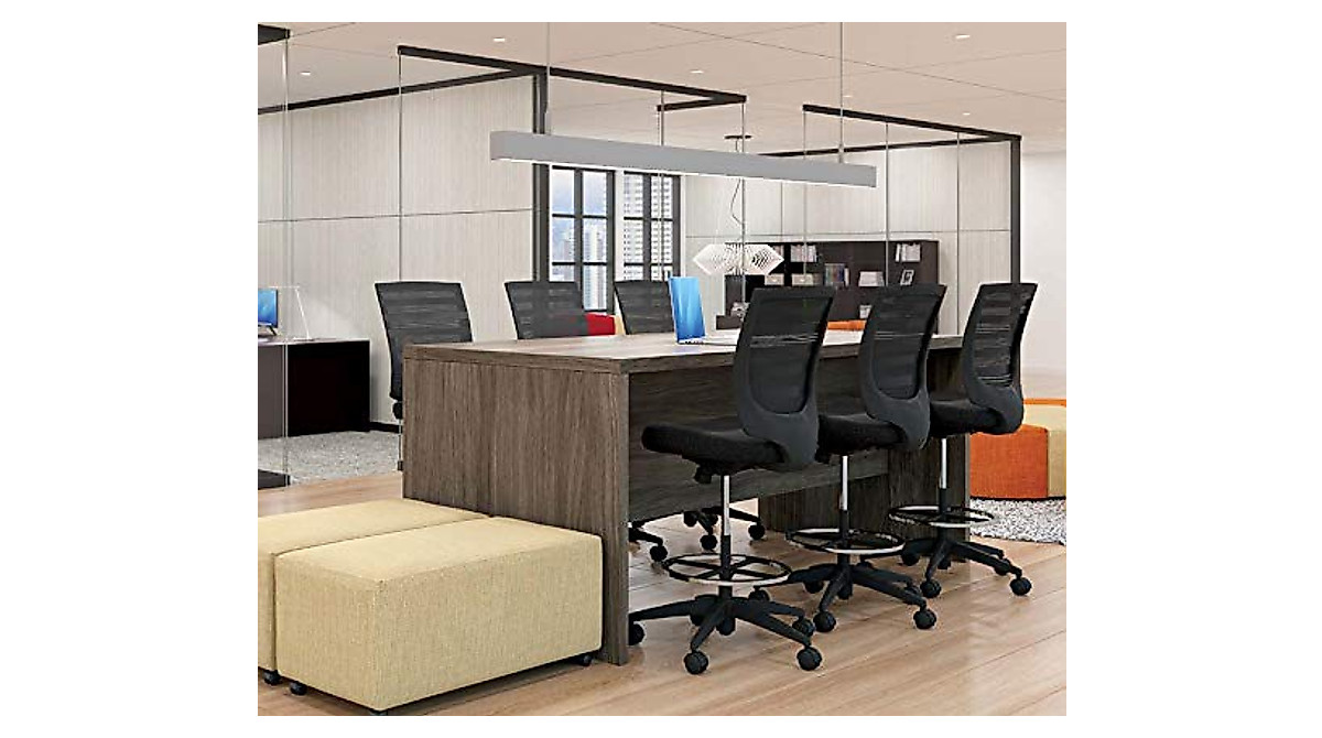 Artisan Grey High Top Conference Room Table - 8ft