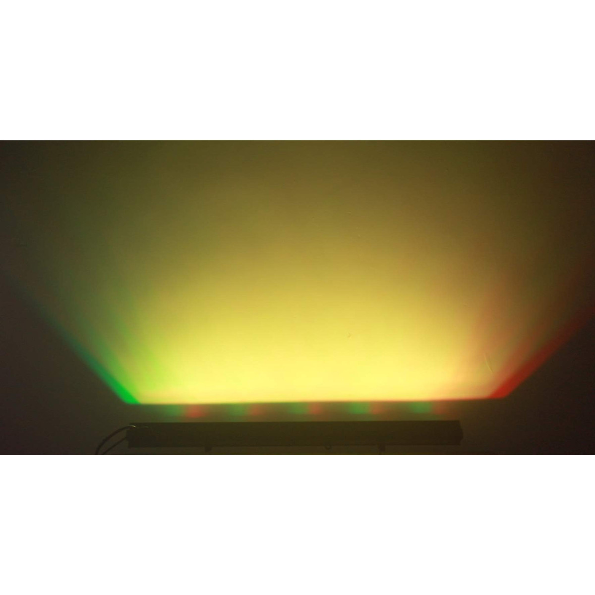 DragonX RGBA Wall Wash Light Bar Plus | 65W LED Wide Beam Horizon Uplights, Professional DJ Stage Strip Strobe Flood Lighting Package DMX for Church, Wedding, Disco, Indoor Party, Club, Band