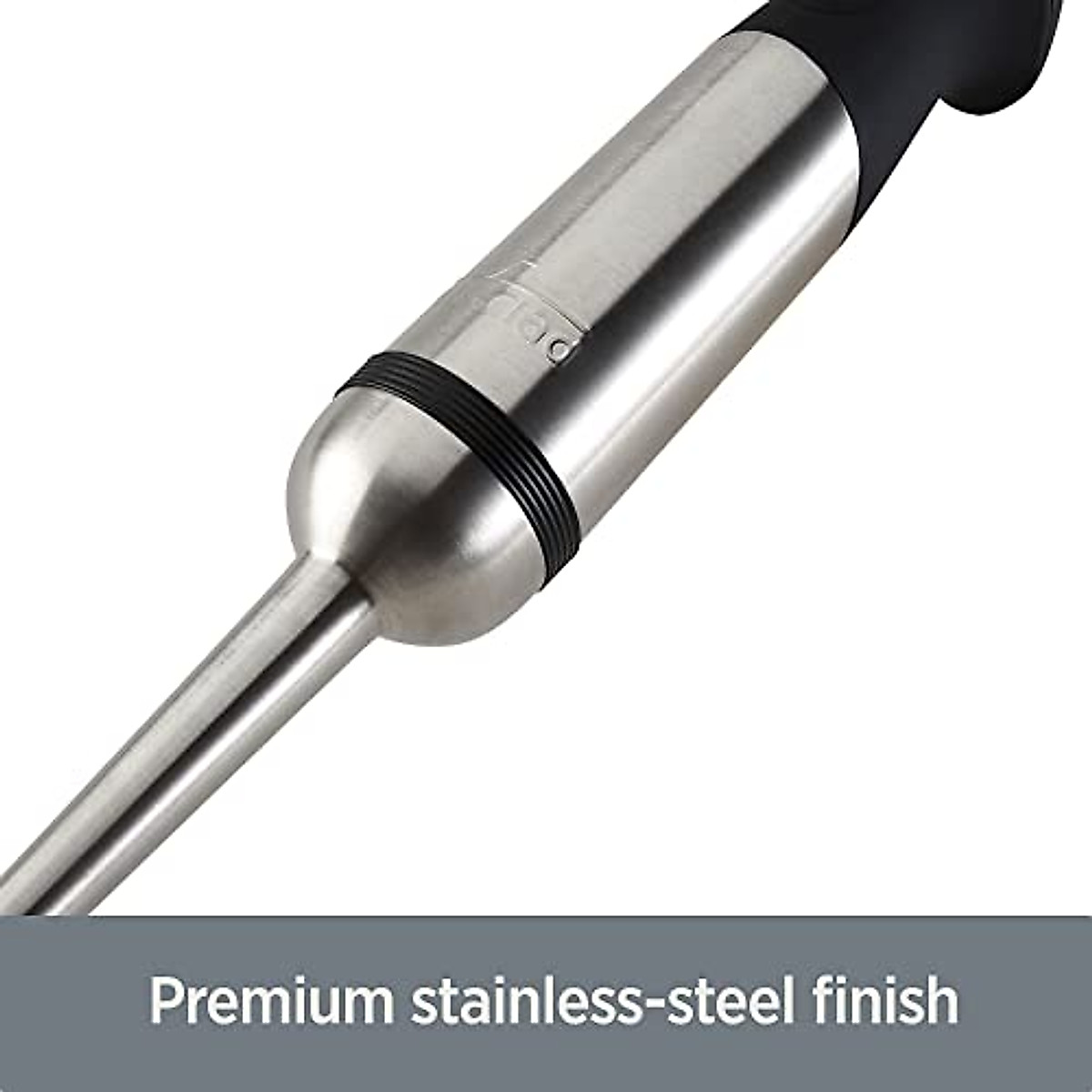 All-Clad Stainless Steel Immersion Blender, 600-Watts, Easy to Clean Detachable Shaft, Variable Speed Control Dial, Turbo Function, Hand Blender KZ750D42